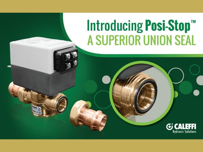 Caleffi Posi-Stop Advanced Union Seal | phcppros